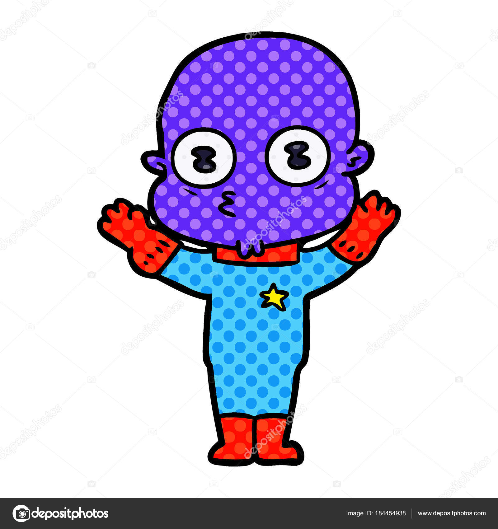 การ นแปลกห านสเปซแมน ภาพเวกเตอร์สต็อกโดย ©lineartestpilot 184454938