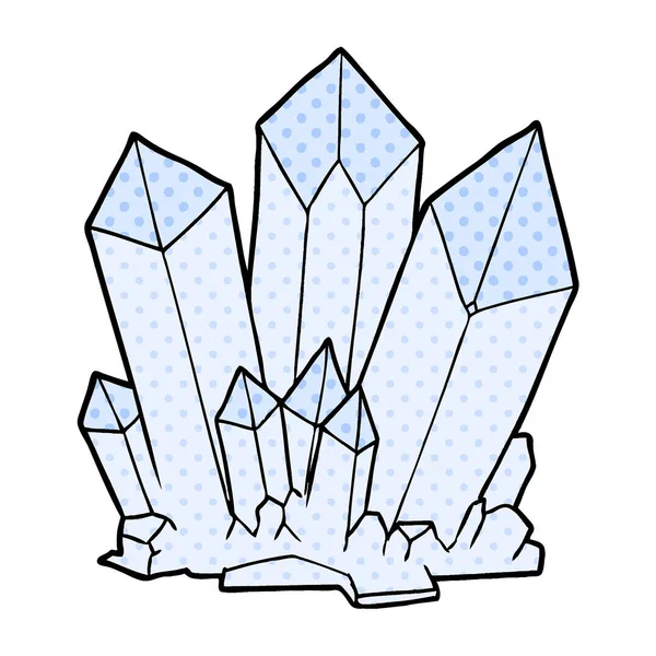 Line Drawing Cartoon Magic Crystal Stock Vector Image by ...