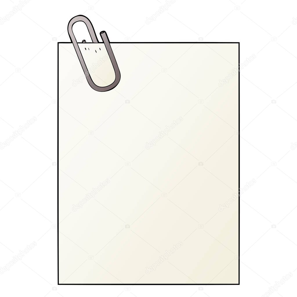 papel de dibujos animados con clip 2023