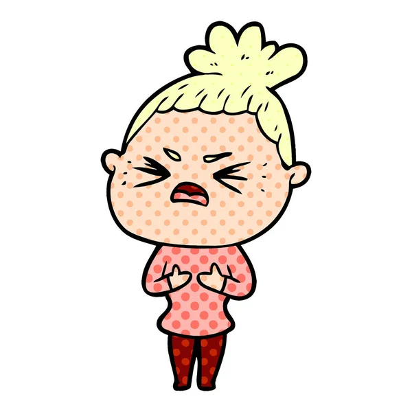 Mad Girl Clipart Smiling