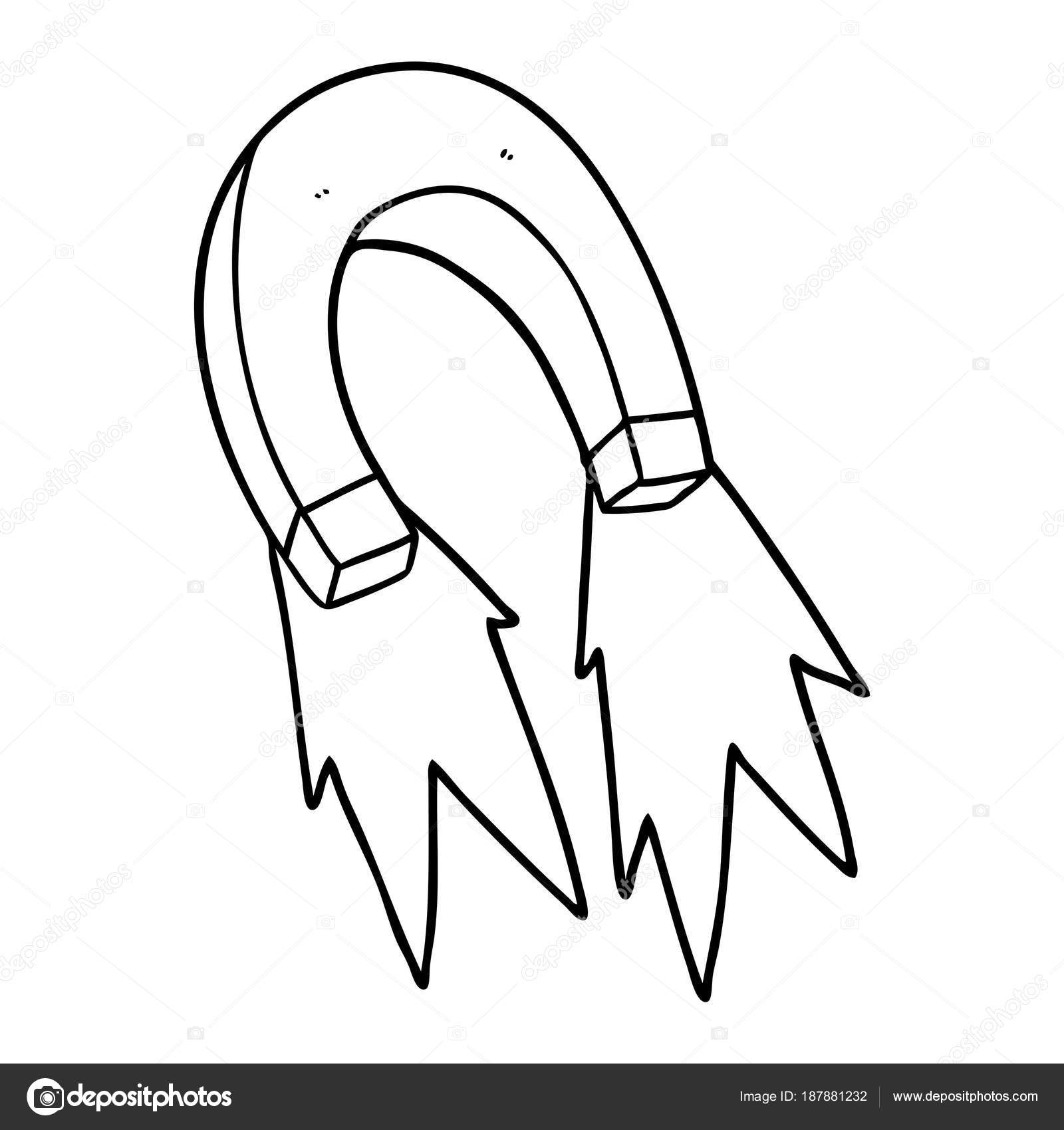 Vector Illustration Cartoon Magnet Stock Vector Image by ...