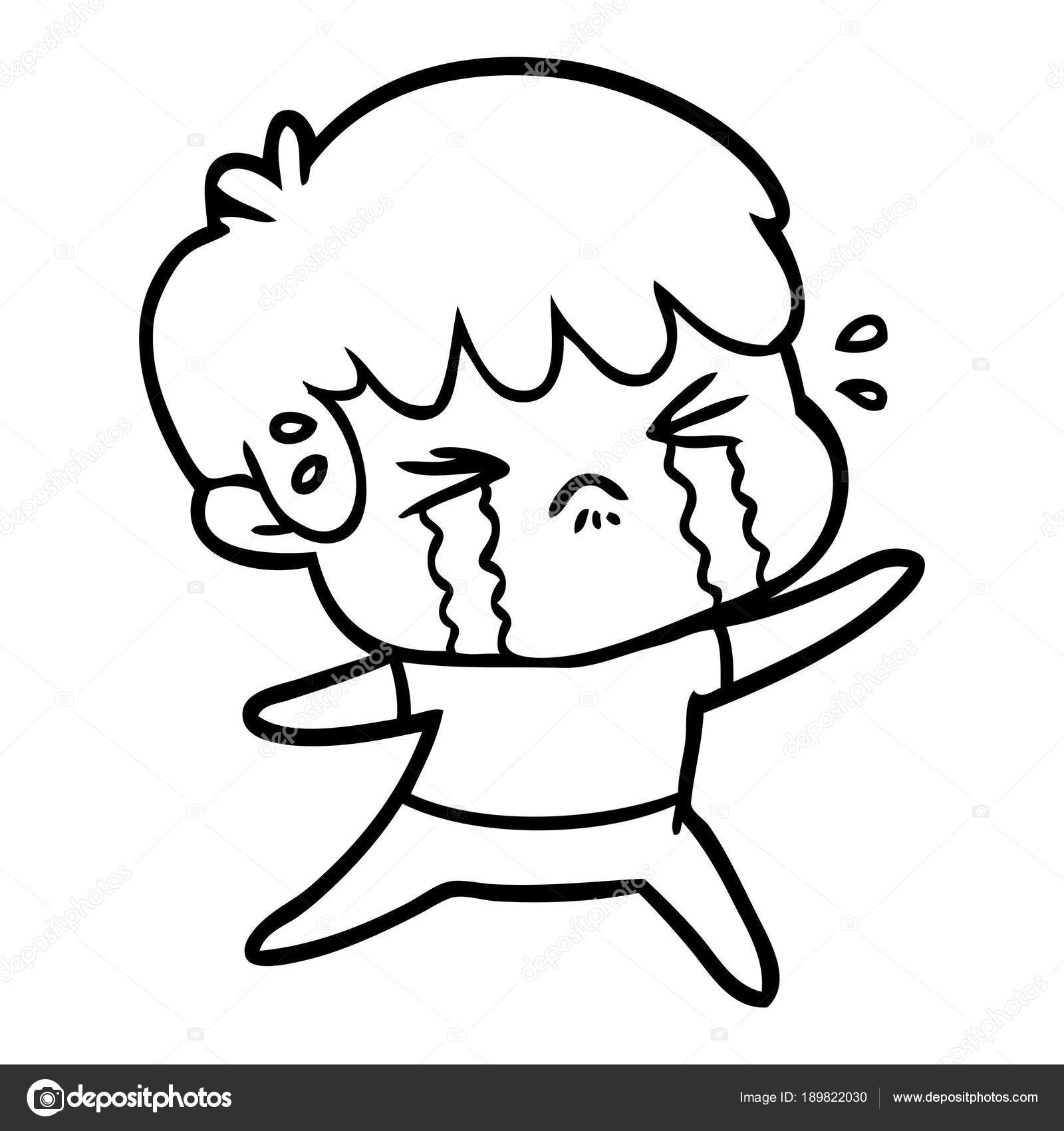 Boy Crying Sketch