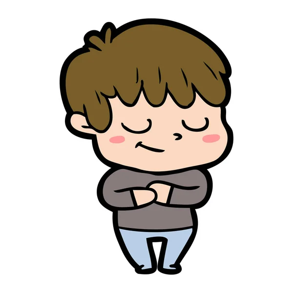 Caricatura calma imágenes de stock de arte vectorial | Depositphotos