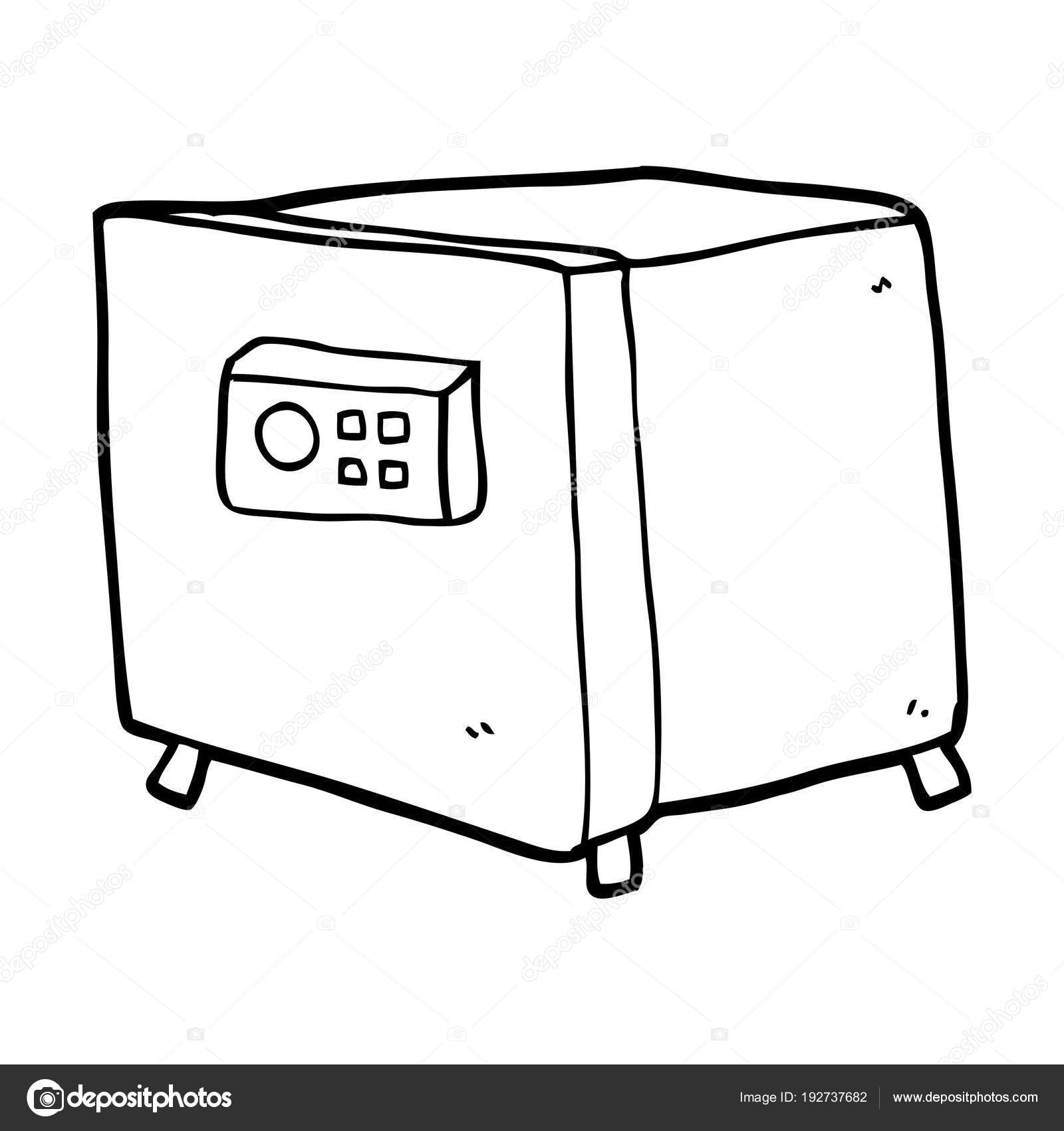 Vector Illustration Cartoon Safe Stock Vector Image by ©lineartestpilot ...