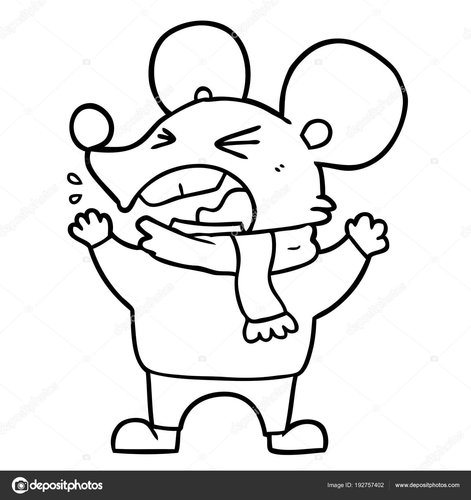 Vector Illustration Cartoon Angry Mouse Stock Vector Image by ...