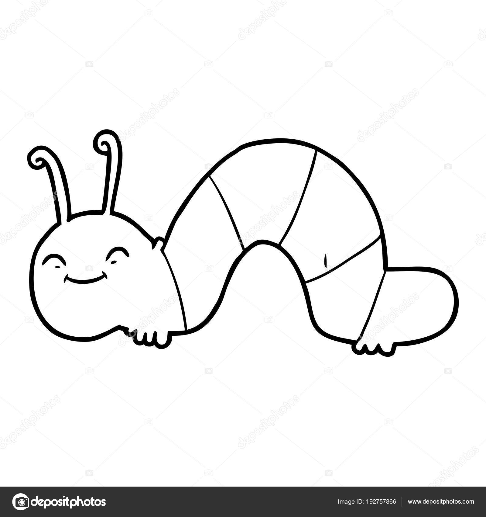Vector Illustration Cartoon Happy Bug Stock Vector by ©lineartestpilot ...