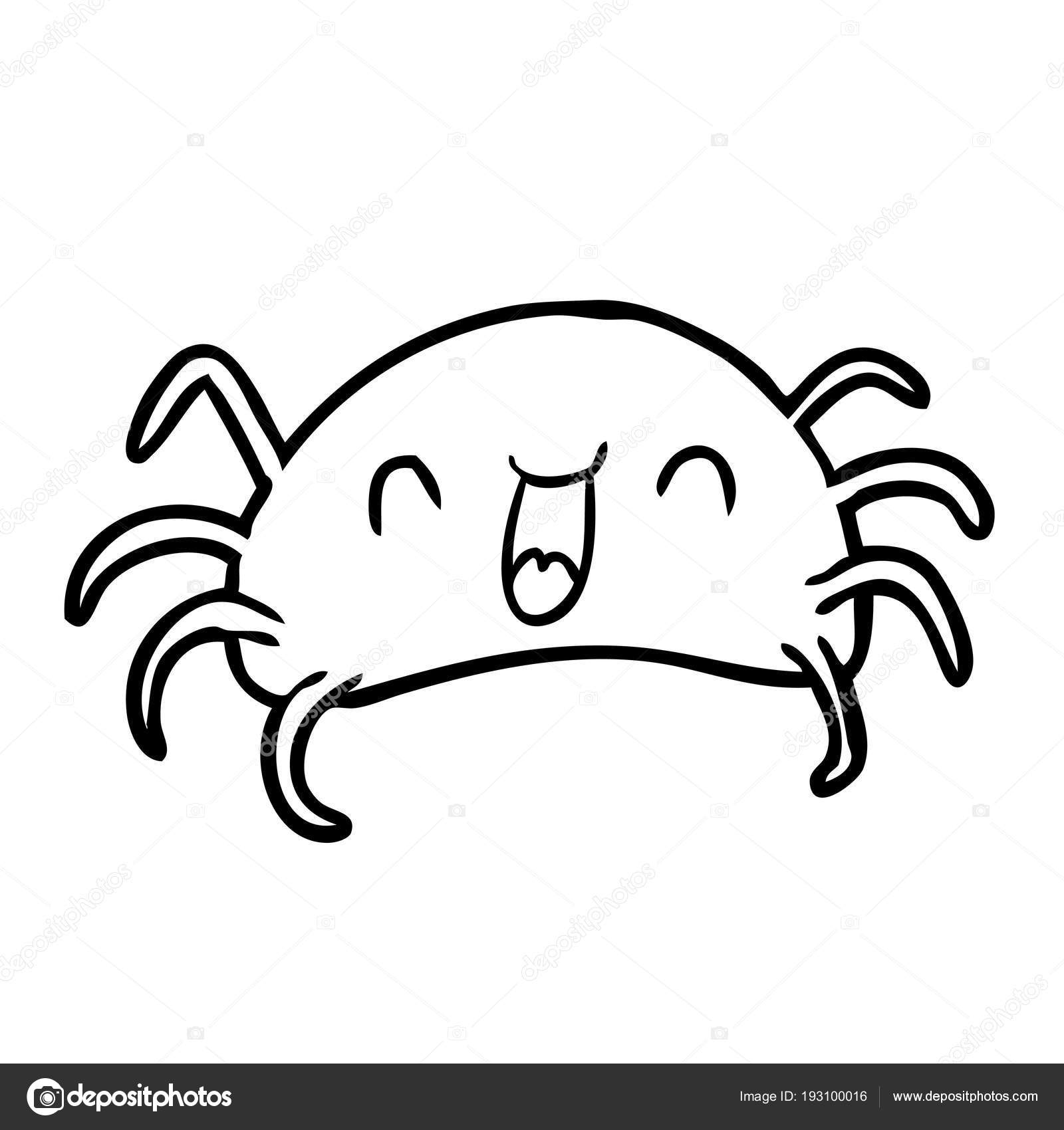 Line Drawing Halloween Spider Stock Vector Image by ©lineartestpilot ...