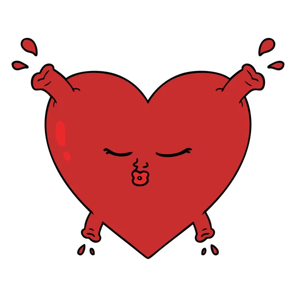 Srdce kreslené Stock vektory, Royalty Free Srdce kreslené Ilustrace ...