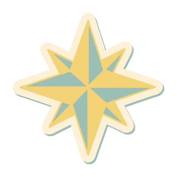 Sticker Tattoo Traditional Style Star Stock Vector by ©lineartestpilot ... Sticker Tattoo Traditional Style Star Stock Vector by ©lineartestpilot ...