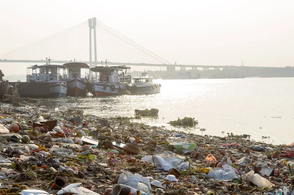 Ganges Water Pollution Polluted holy Ganga with human waste, industrial ...