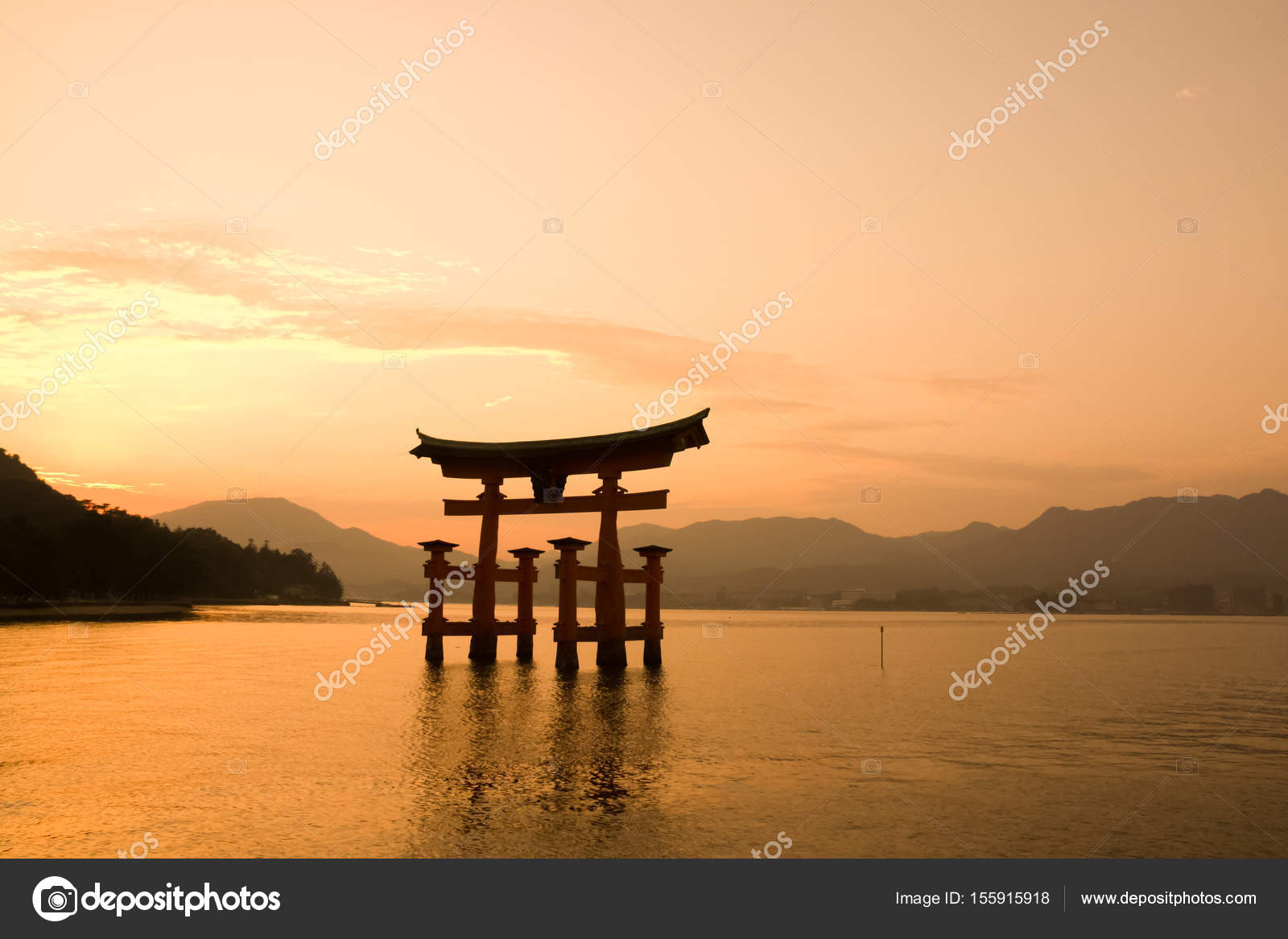 Shinto Gate Sunset