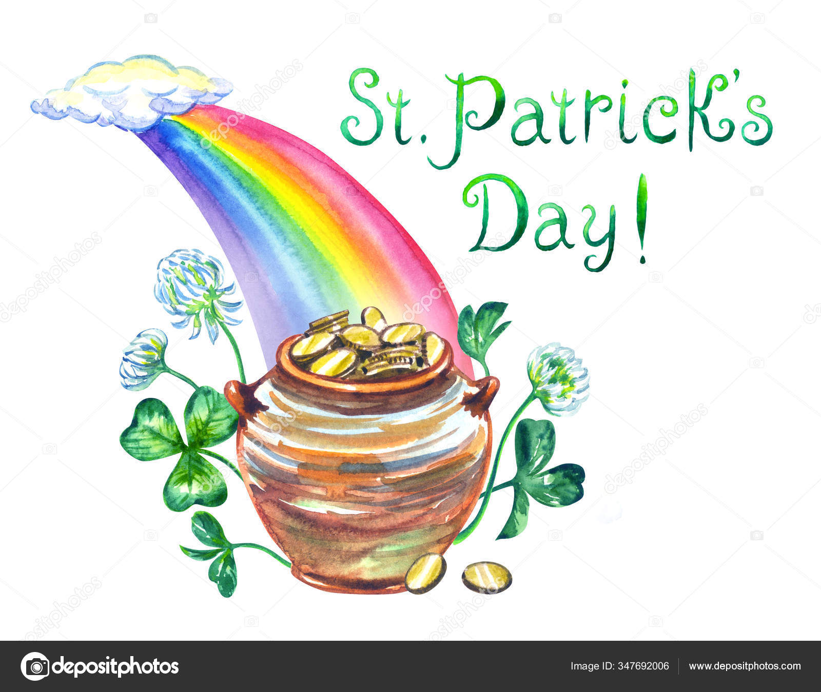 St Patricks Day Clip Art Rainbow