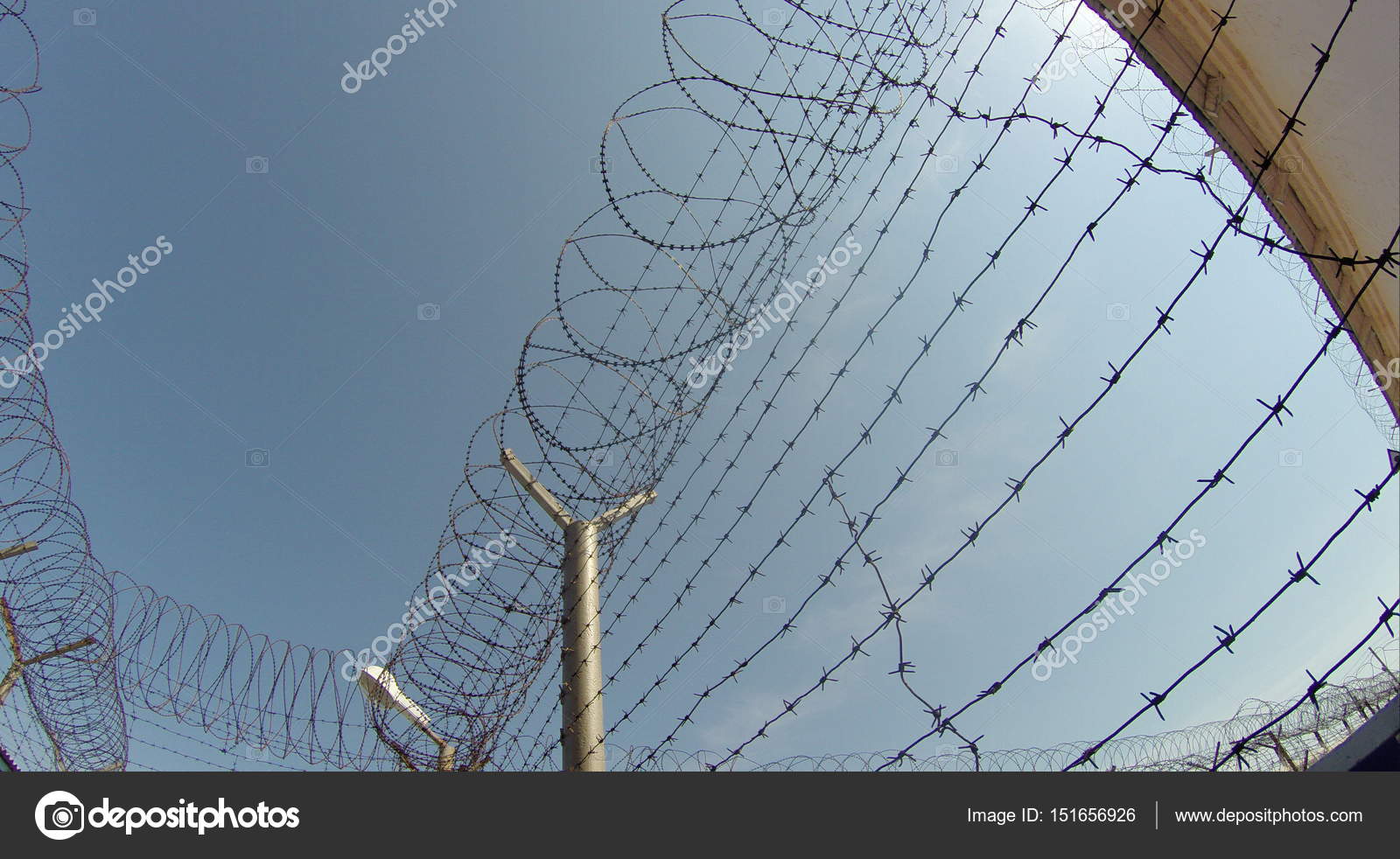 Prison. Typical landscape of the prison. Russian Penal System. — Stock ...