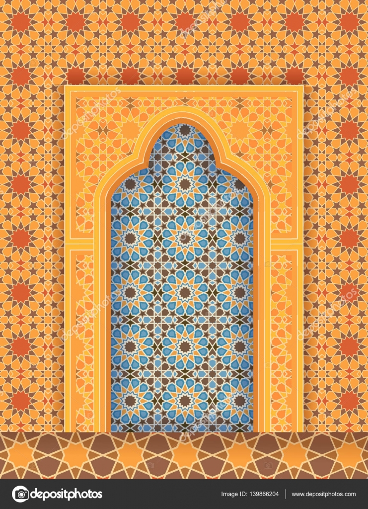 Islamic Architecture Arches Vector
