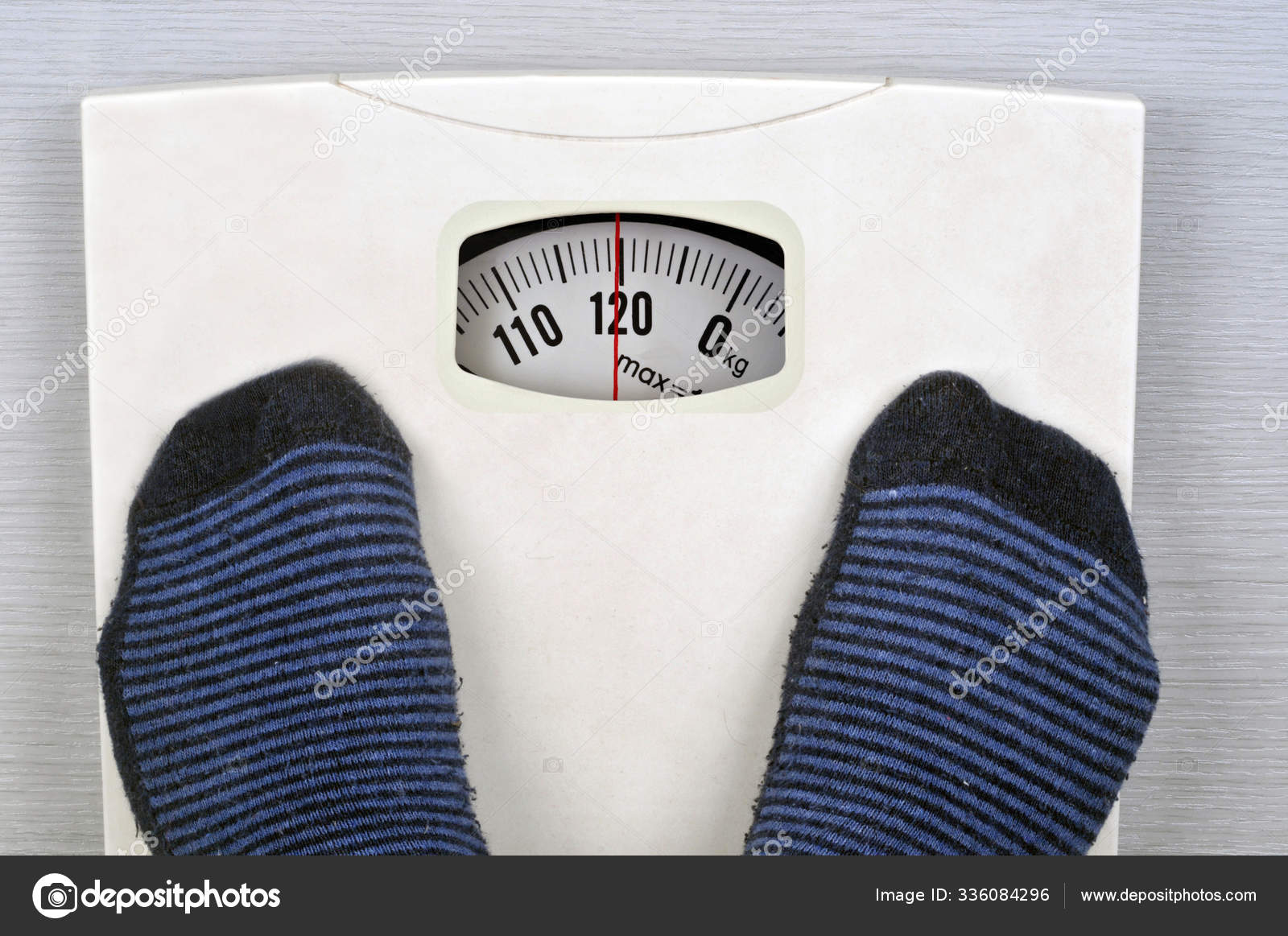 Overweight Concept Scale Indicating 120 Kilos Stock Photo by ©modesto3 ...
