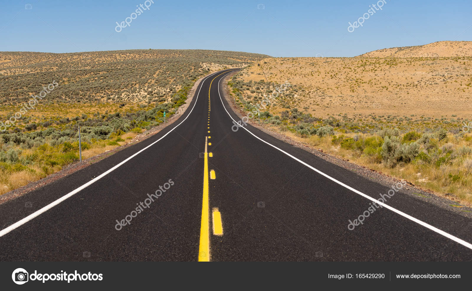 Images: two lane road | Open Road Vertical Dark Asphalt Two Lane Road ...