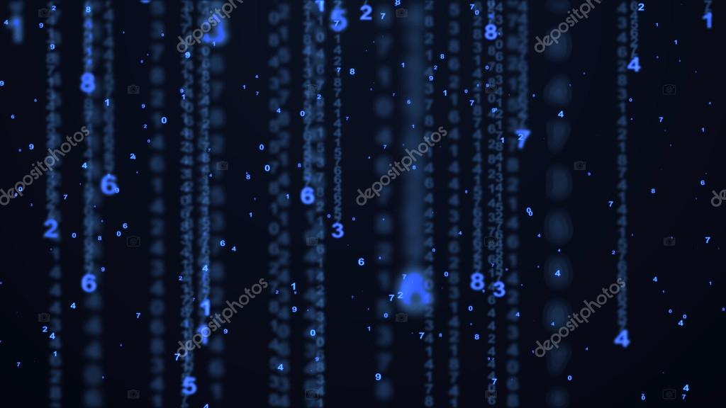 Digital numbers background — Stock Photo © pupunkkop #127302918