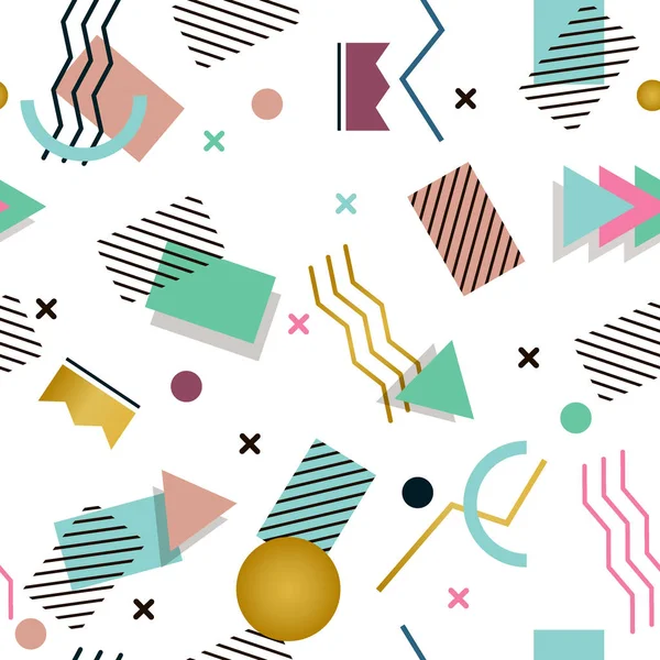 Memphis style design elements set — Stock Vector © artskvortsova #112796042