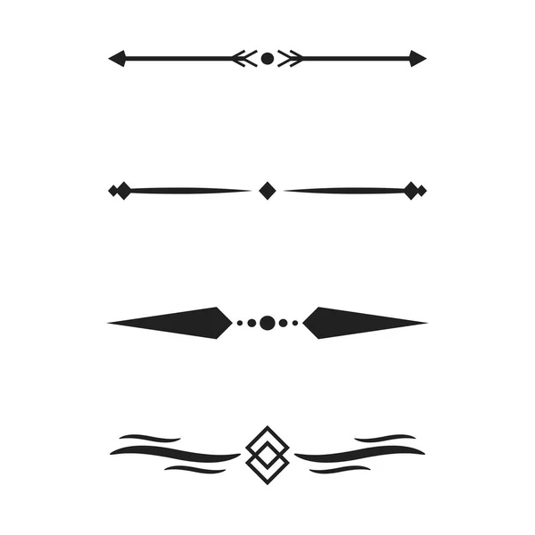 Collection of vector dividers — Stock Vector © DanyliukI #126377706