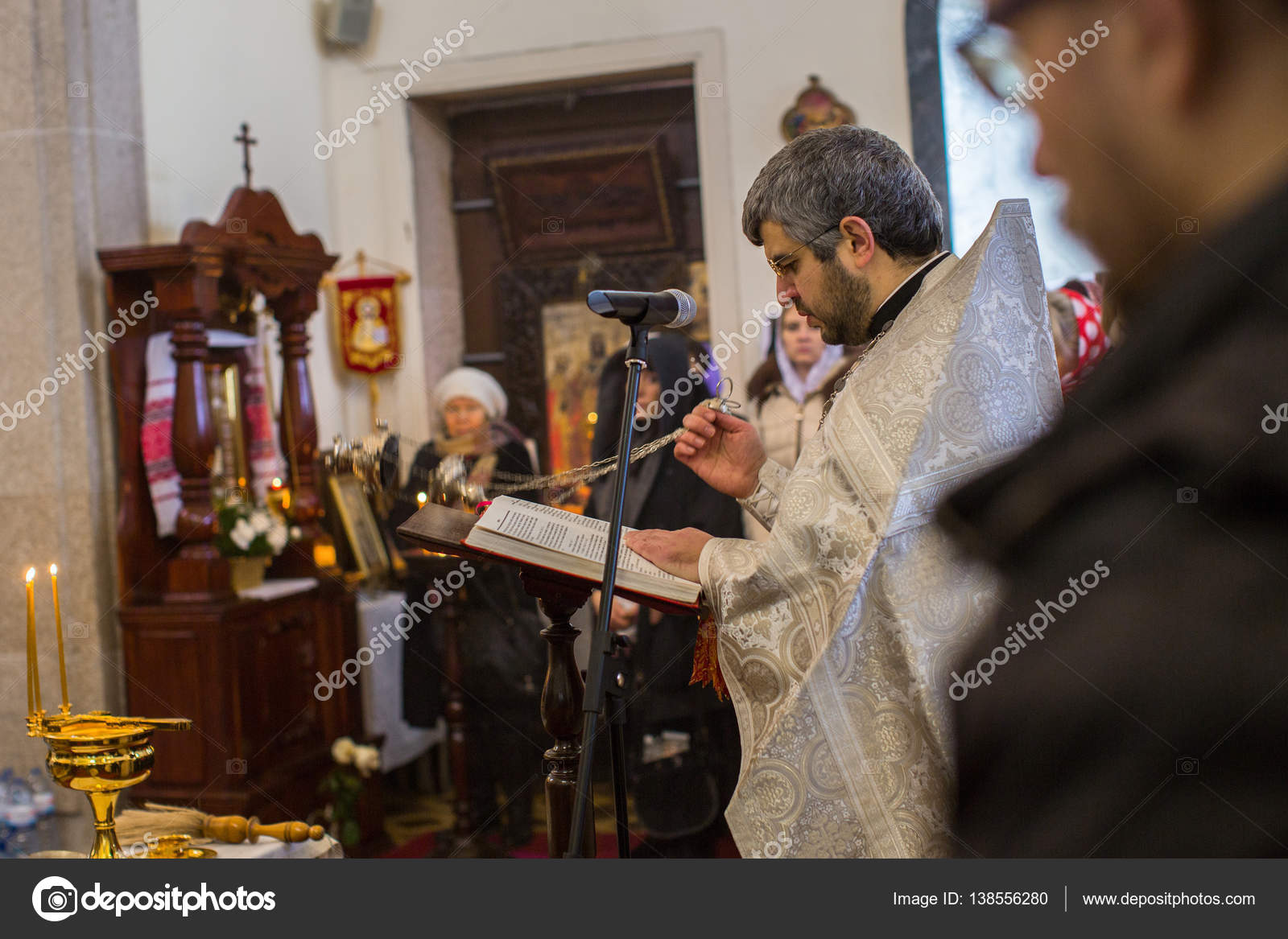 Celebrating Baptism of Jesus – Stock Editorial Photo © dimaberkut ...