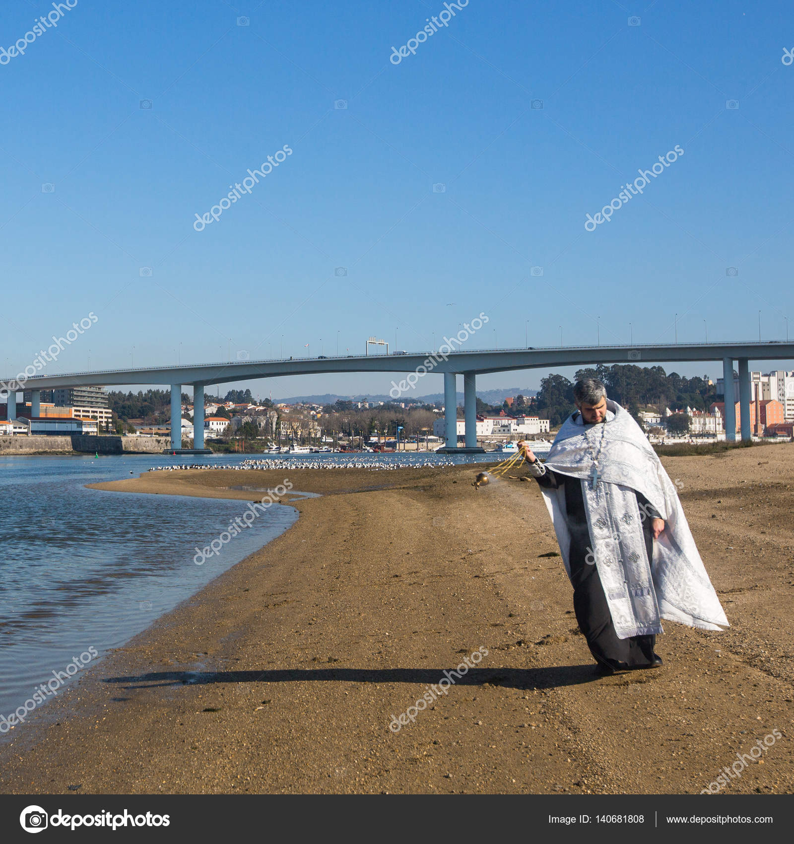 Celebrating Baptism of Jesus – Stock Editorial Photo © dimaberkut ...