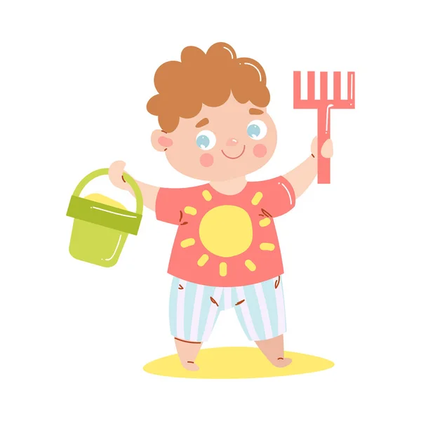 Cute Kid Cleaning Floor Stock Vector Image by ©colorfuelstudio #443004752