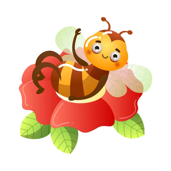 Relaxing bee Vector Art Stock Images | Depositphotos