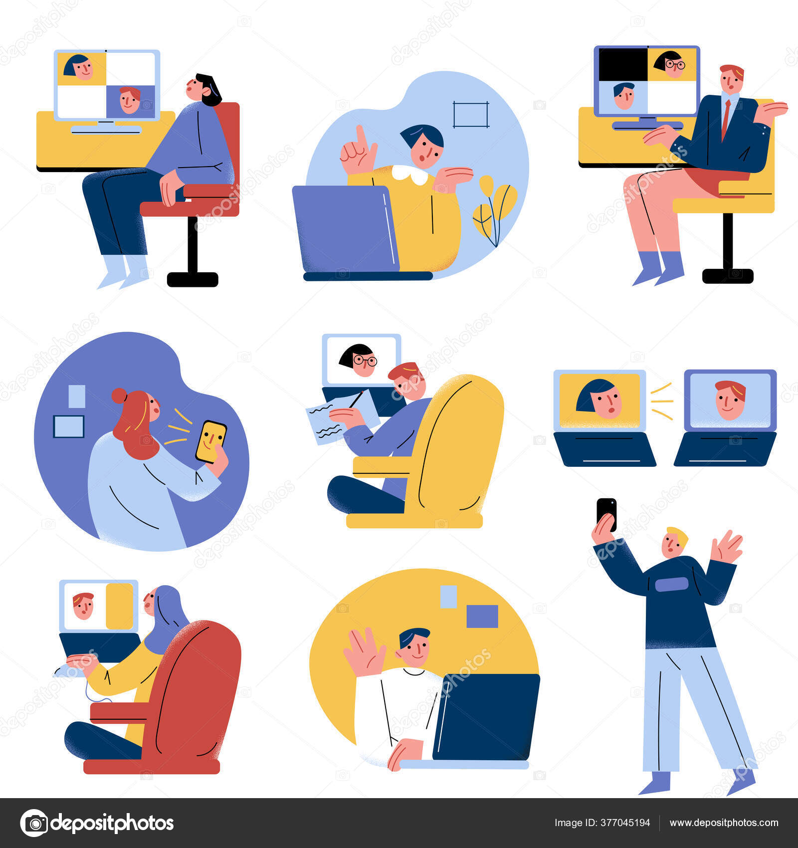 Funny Office Meeting Clip Art