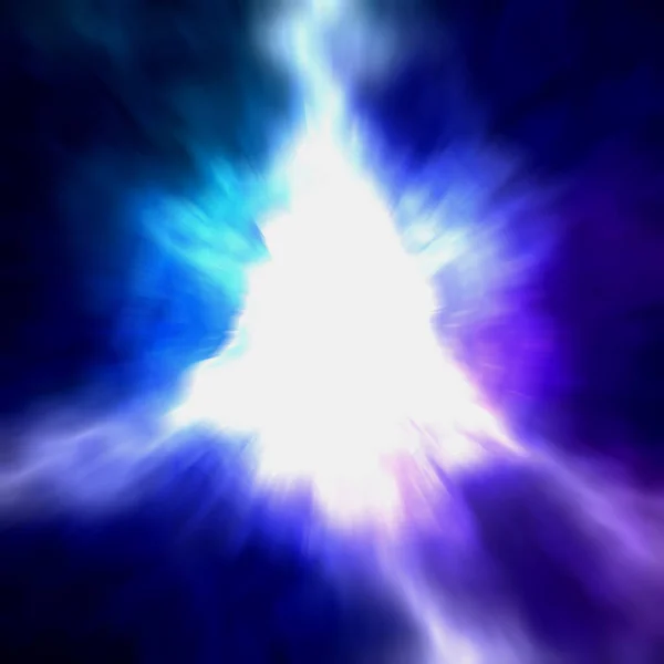 Bright white flash or explosion with colored edges — Stock Photo ...