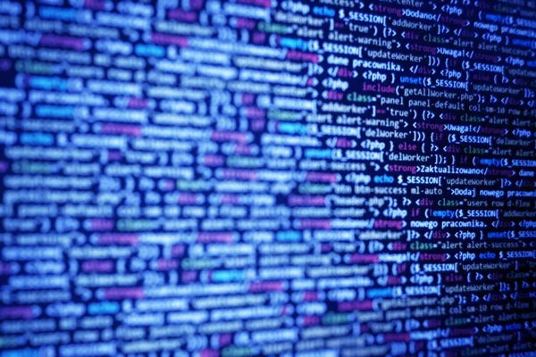 Learning programming concept. Learning programming concept. Blue ...