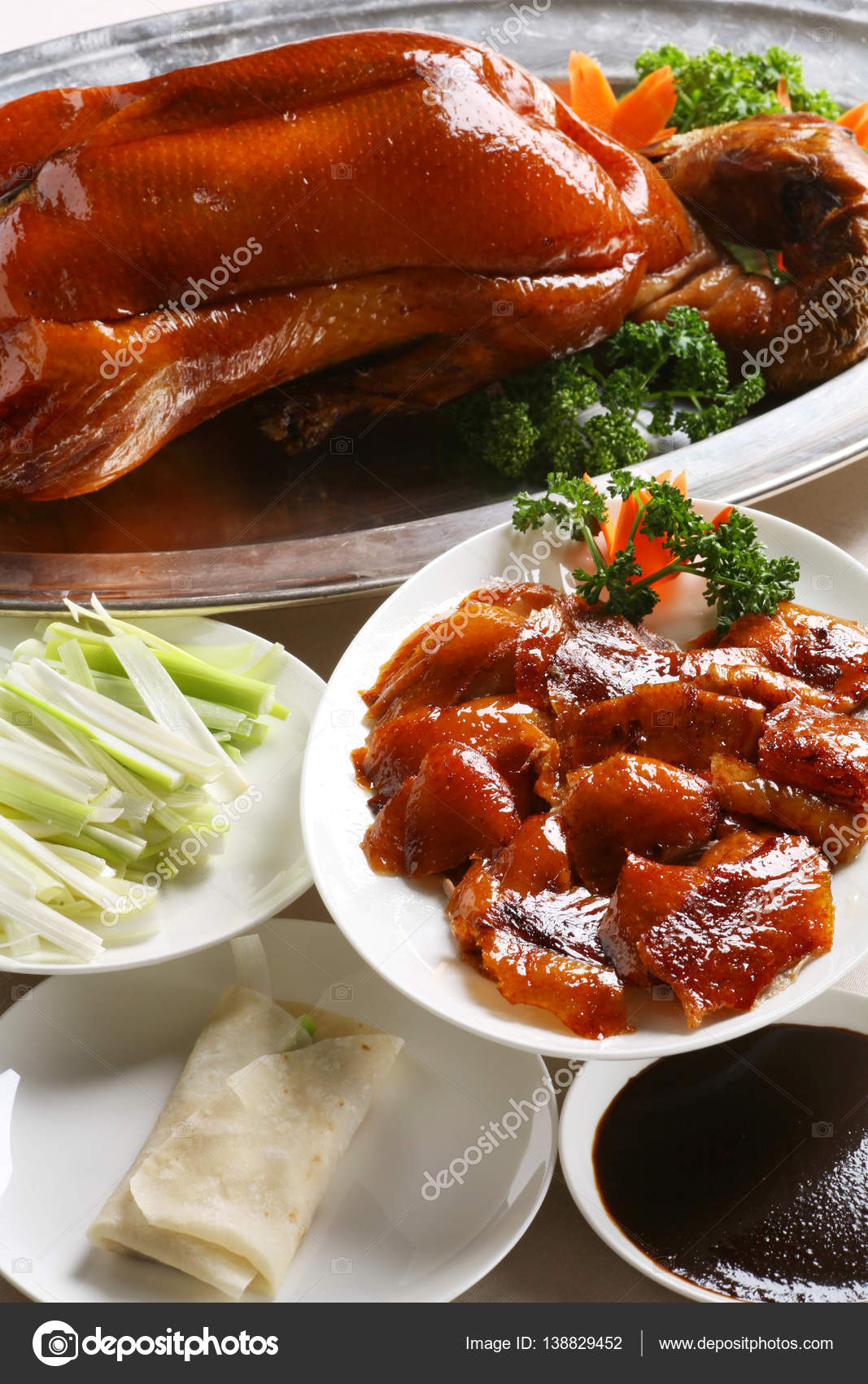 Peking Duck, a China's most famous dish — Stock Photo © hongee #138829452