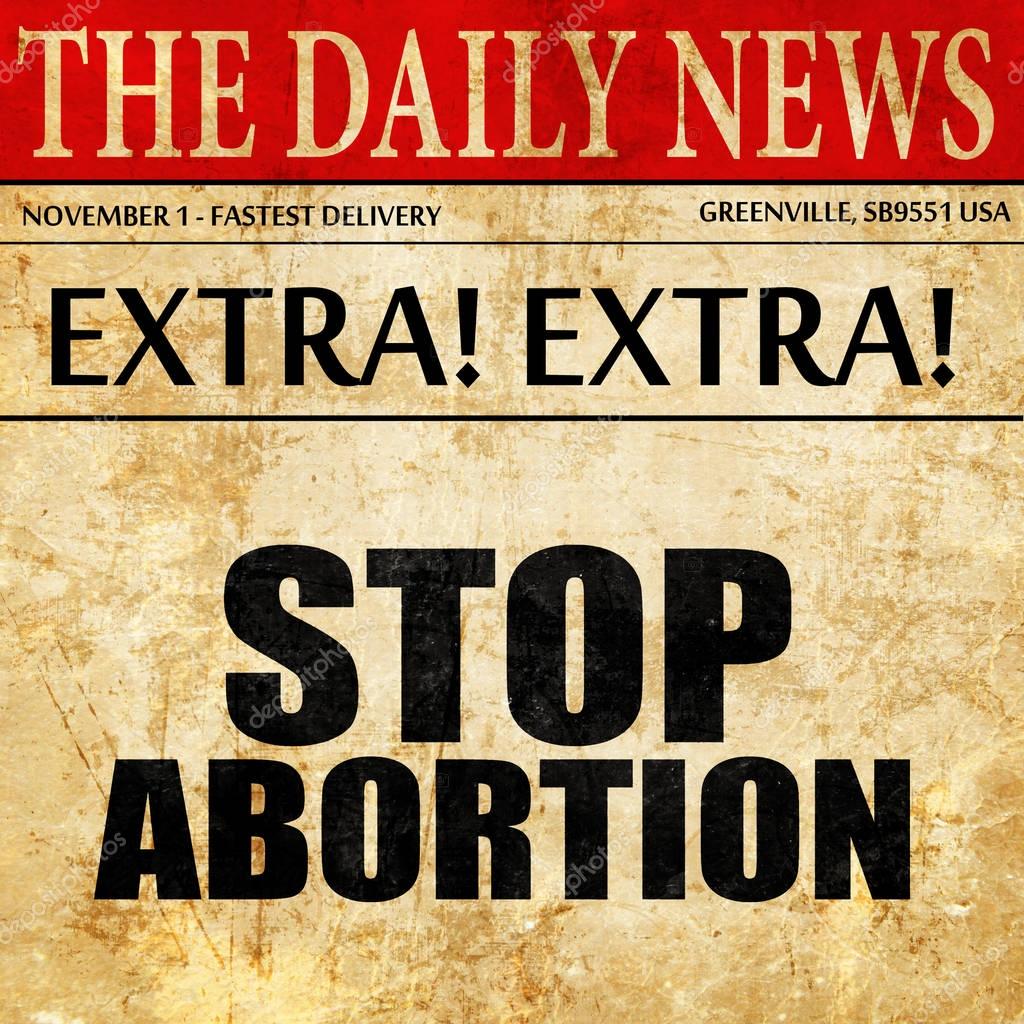 detener el aborto, texto del art culo del peri dico 2024