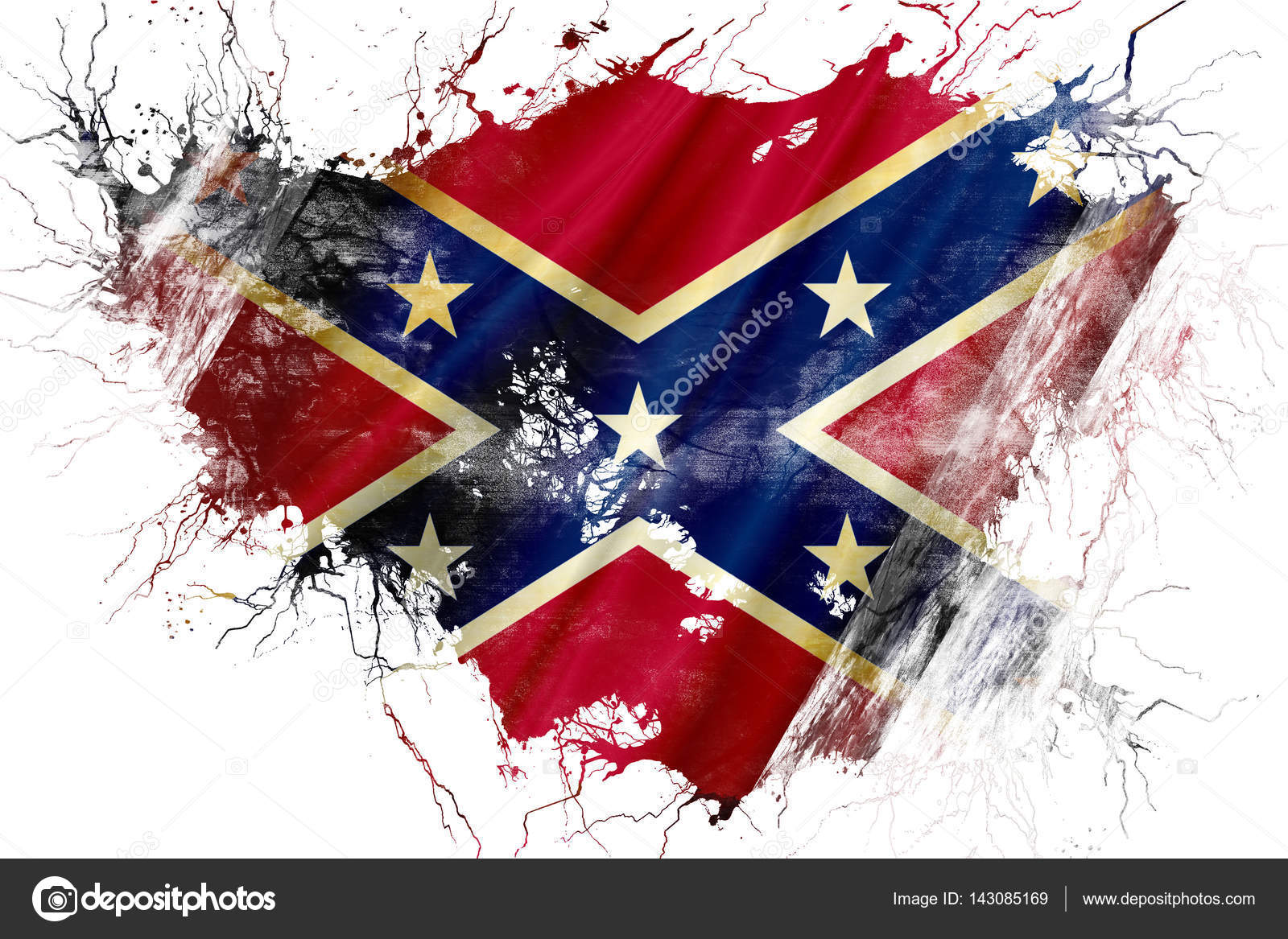 Vintage Rebel Flag