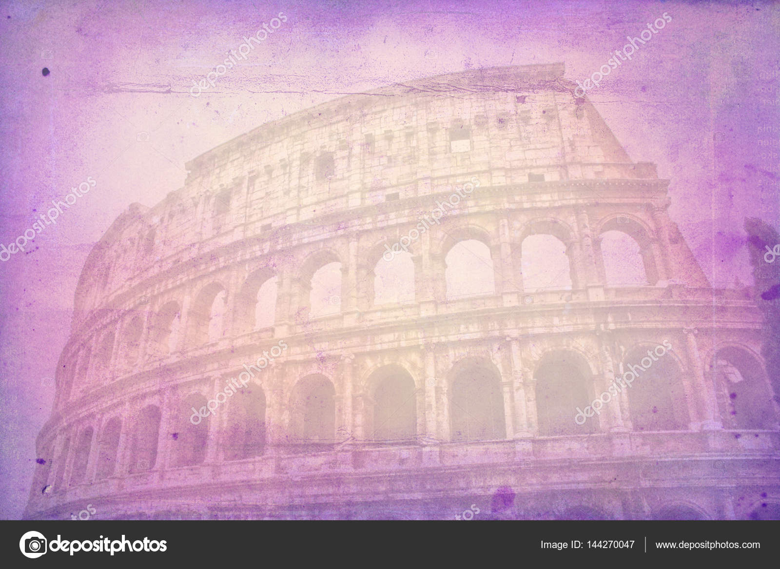 Great antique Coliseum artwork texture — Stock Photo © maxtor7777 ...