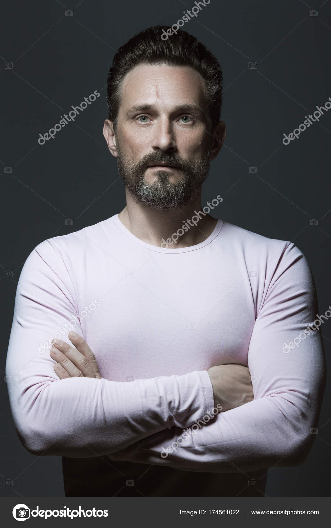Fabulous at any age. Portrait of 40-year-old man standing Stock Photo ...