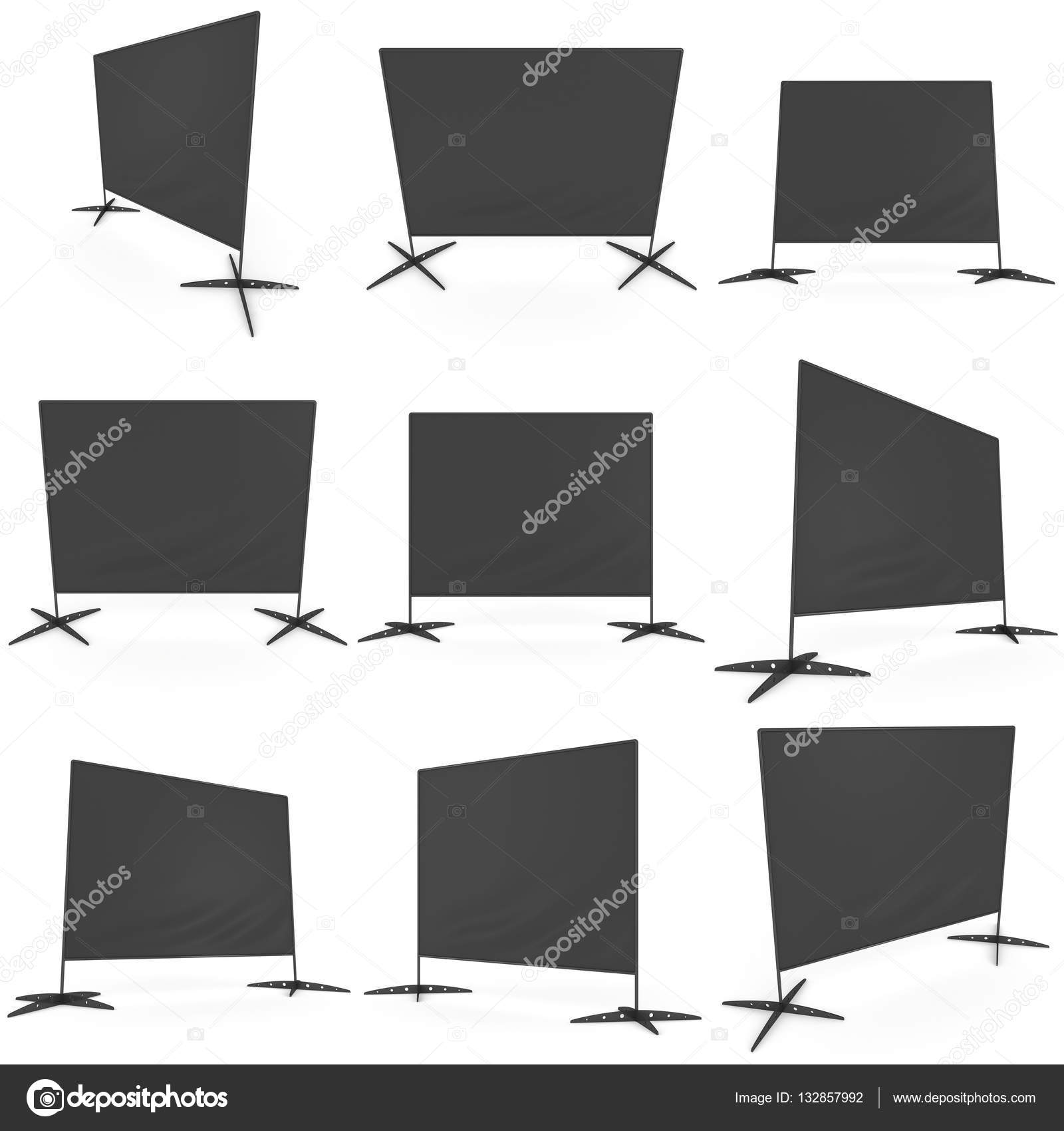Billet press wall with black screen banner. — Stock Photo © newb1 ...