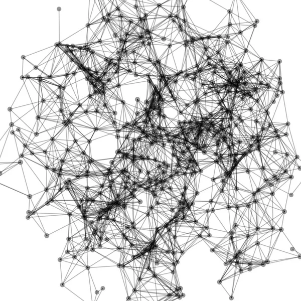 Wireframe mesh dot and lines background Stock Vector Image by ©newb1 ...