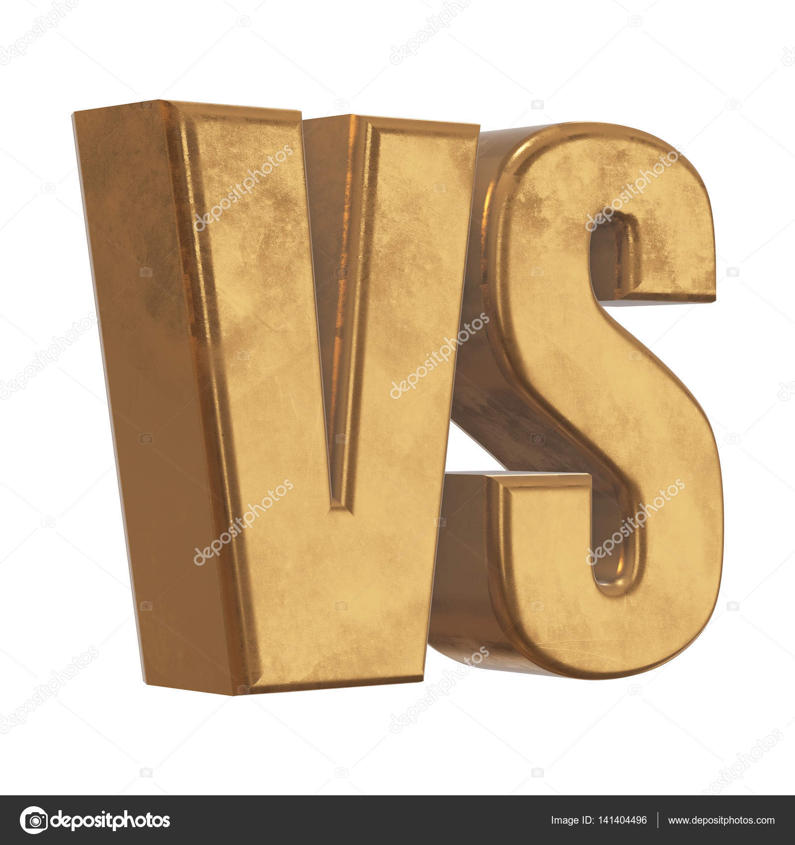 Versus Logo. VS Letras 3D: fotografía de stock © newb1 #141404496 ...