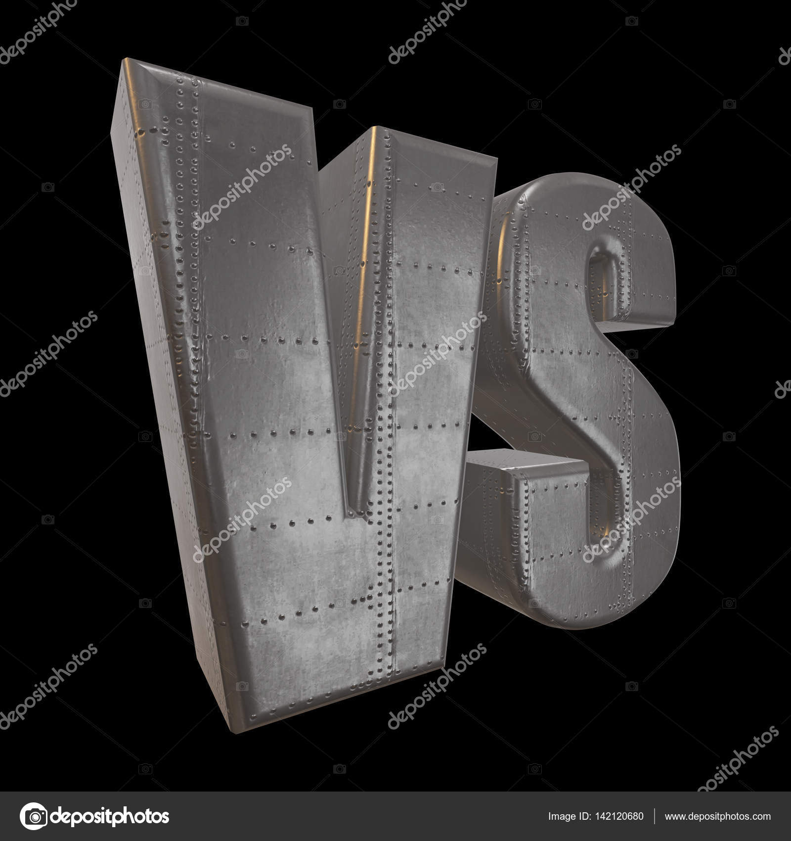 Versus Logo. VS Letters 3D Stock Photo by ©newb1 142120680