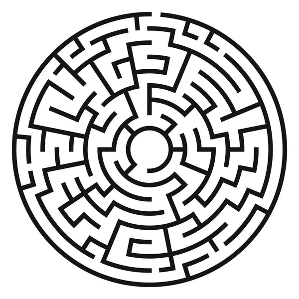 Circle Maze Vector Stock Vector Image by ©newb1 #151829764