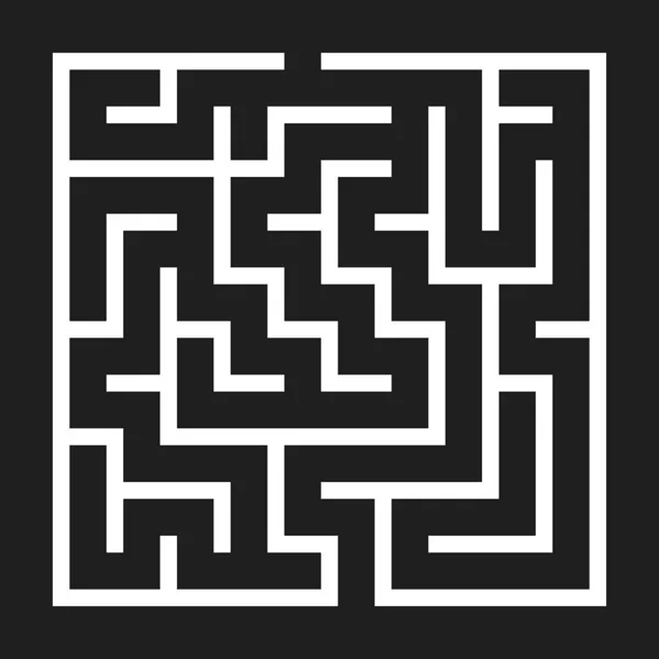 Maze Game background. Labyrinth with Entry and Exit. Stock Vector by ...