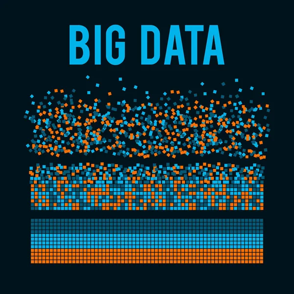 Big data visualization vector concept Stock Vector by ©newb1 174309468
