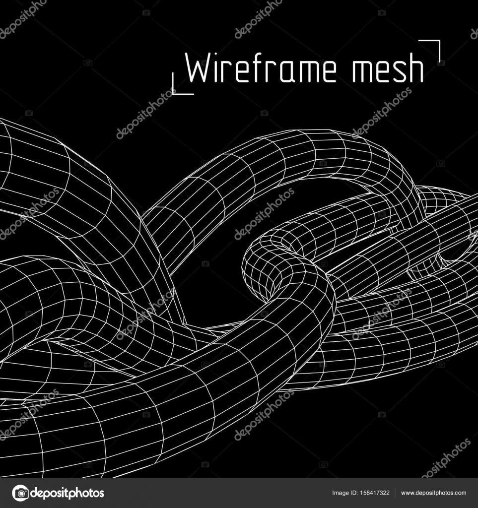 Low poly vein or wire wireframe mesh background. Stock Vector by ©newb1 ...