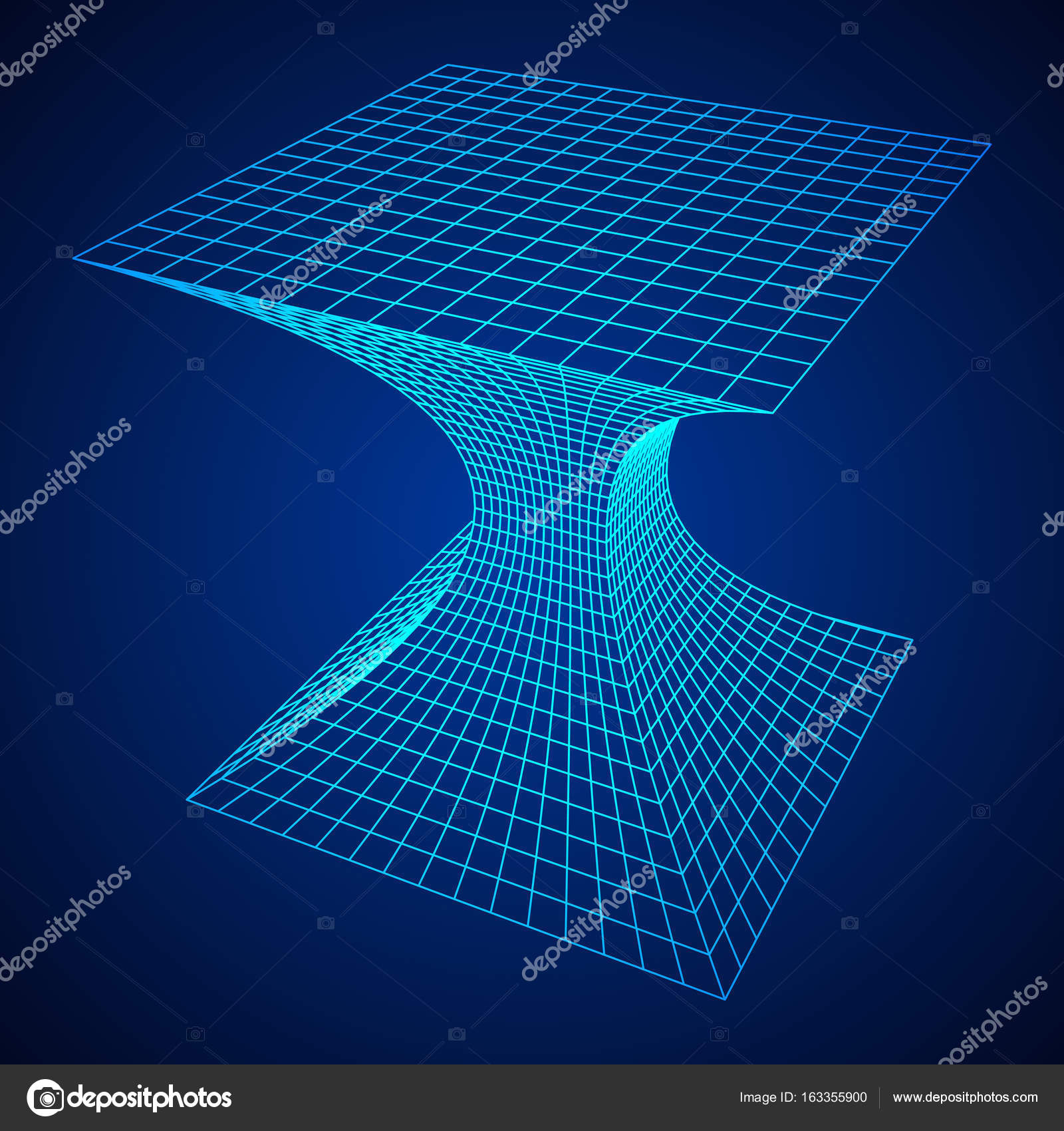 Wireframe Mesh Funnel Stock Vector Image by ©newb1 #163355900