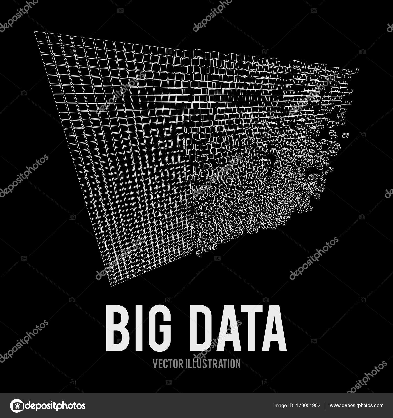 Big data visualization vector concept Stock Vector Image by ©newb1 ...