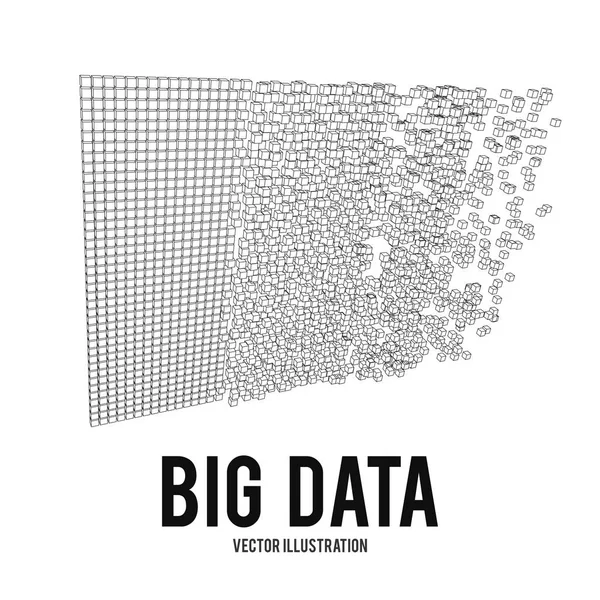 Big data visualization vector concept Stock Vector by ©newb1 174309468