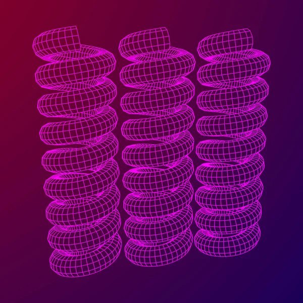 Helical spring Vector Art Stock Images | Depositphotos