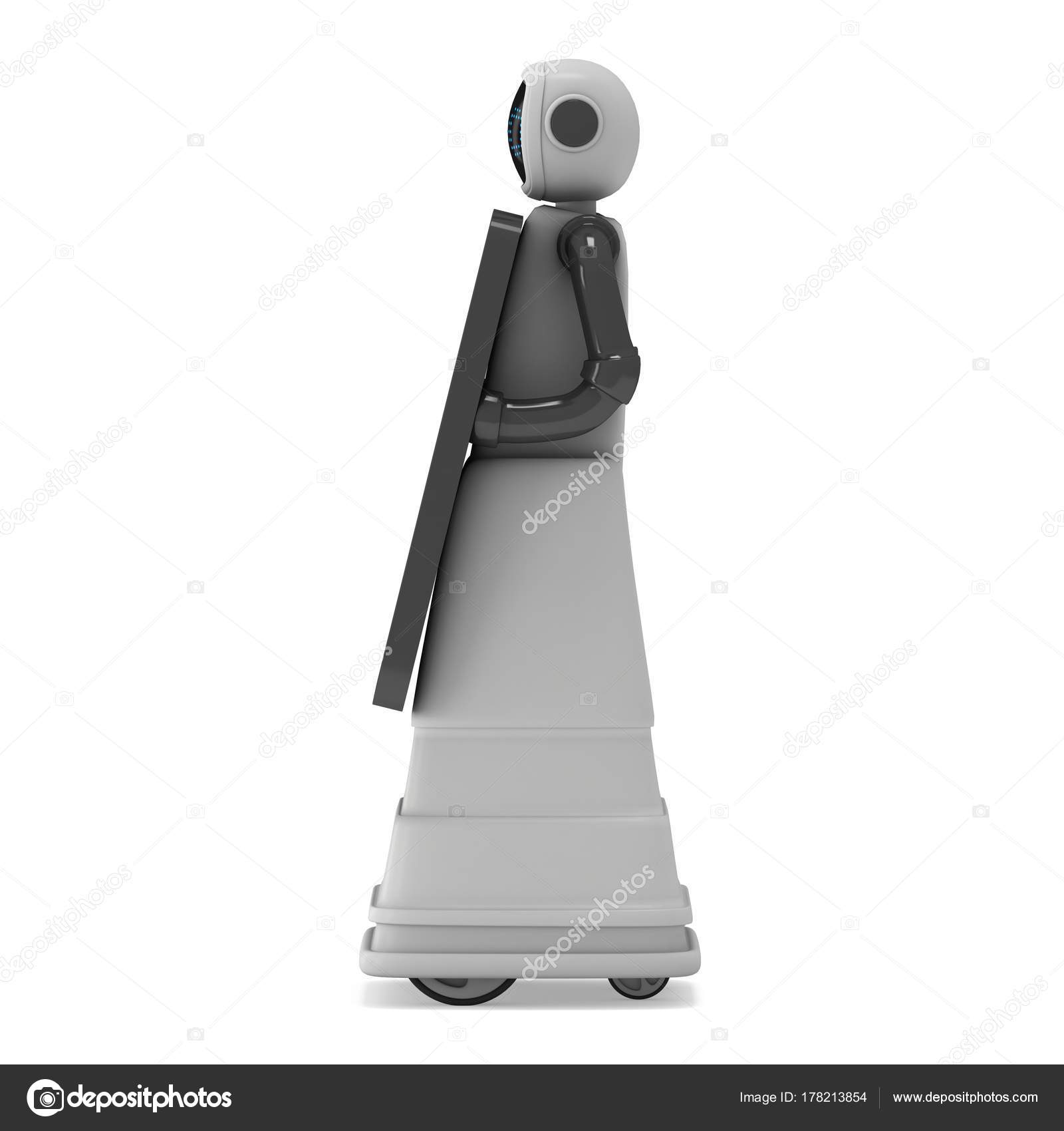 Robot Promoter 3d Stock Photo by ©newb1 178213854