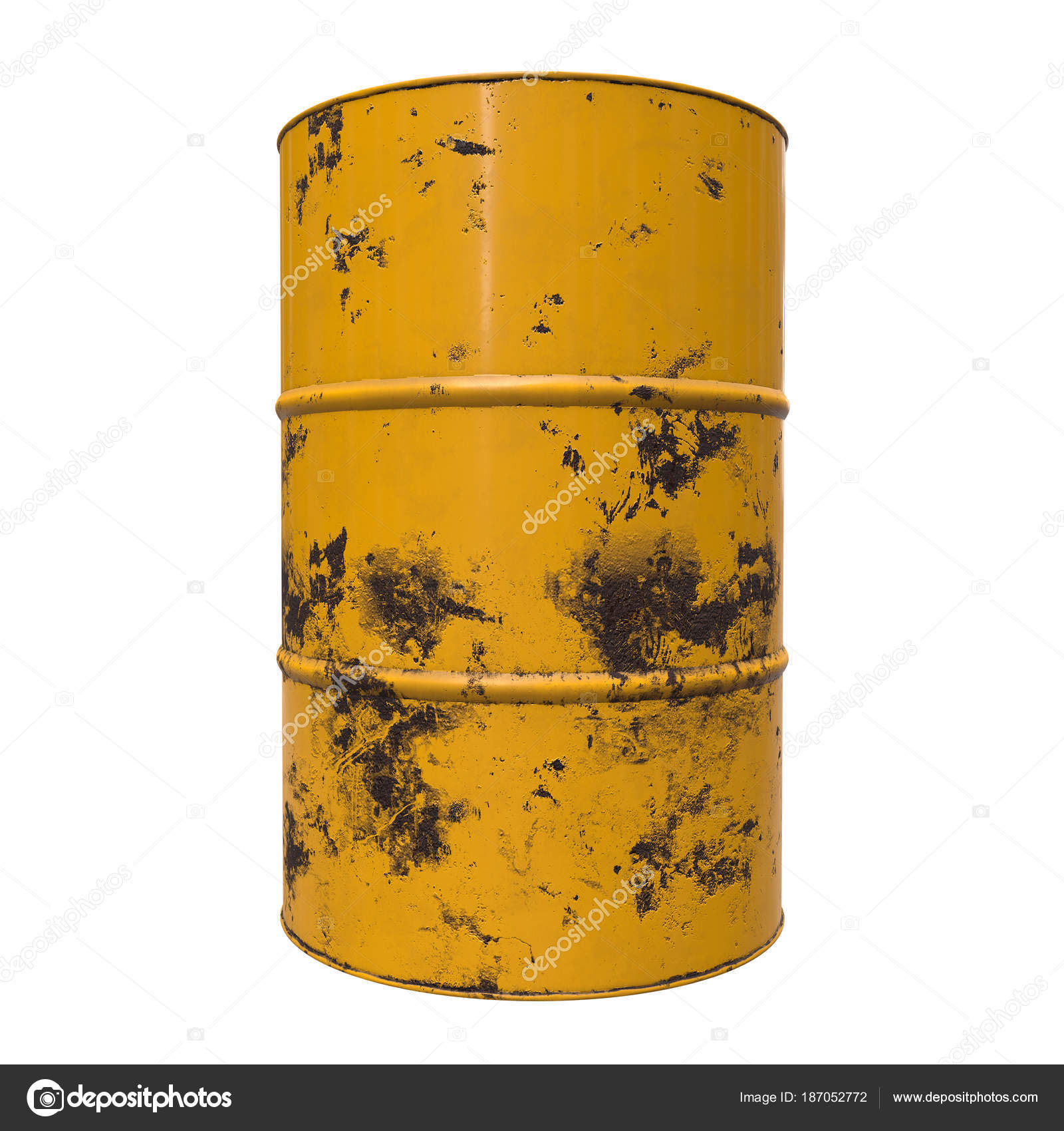 Old rust metal barrel — Stock Photo © newb1 #187052772