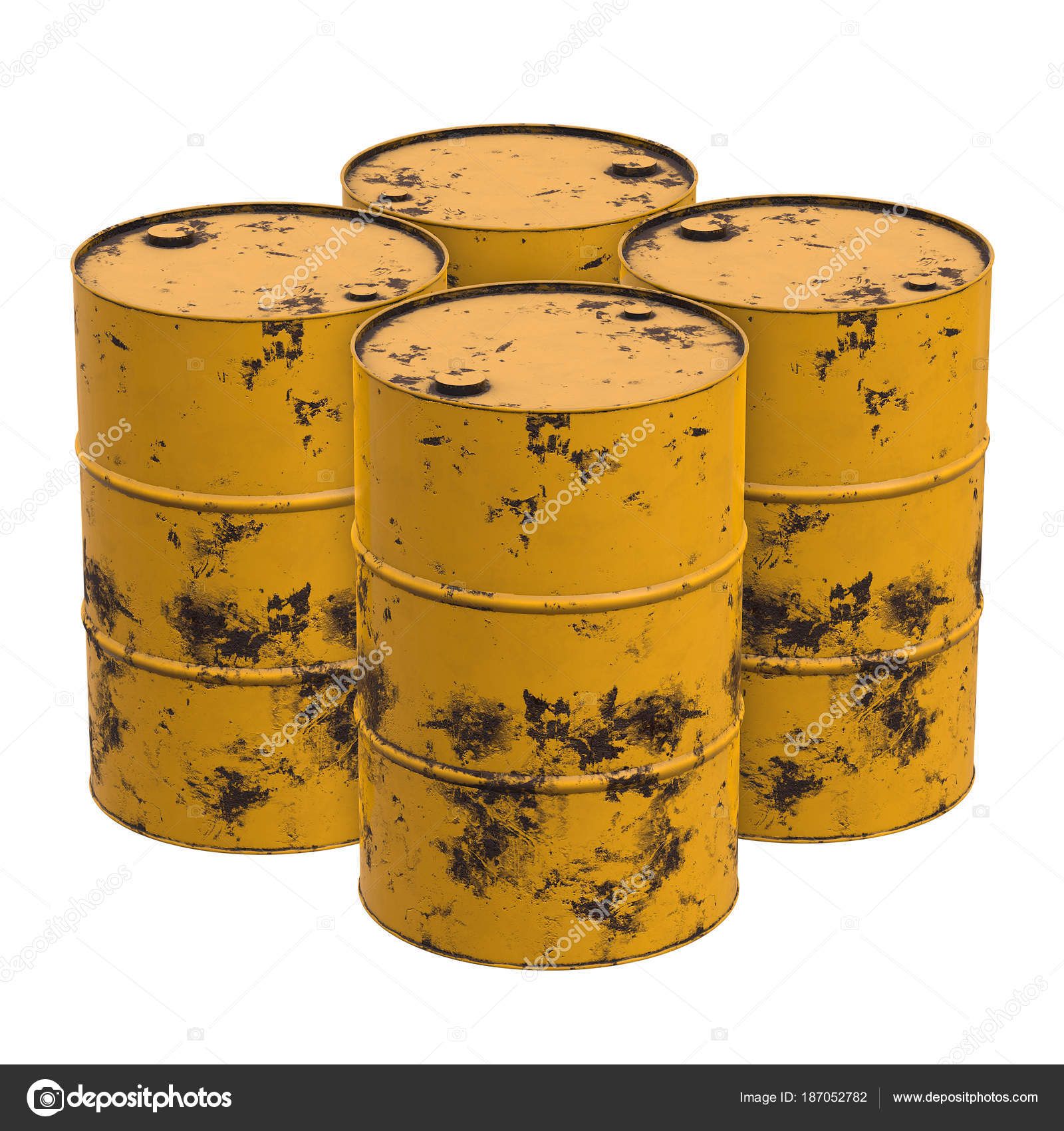 Old rust metal barrels — Stock Photo © newb1 #187052782